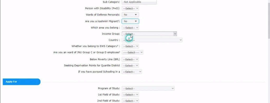 How to Fill JNU Application Form 2024, Steps to Apply for JNU