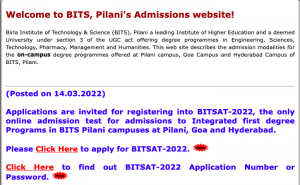 How to Fill BITSAT 2022 Application Form, Step by Step Form Filling