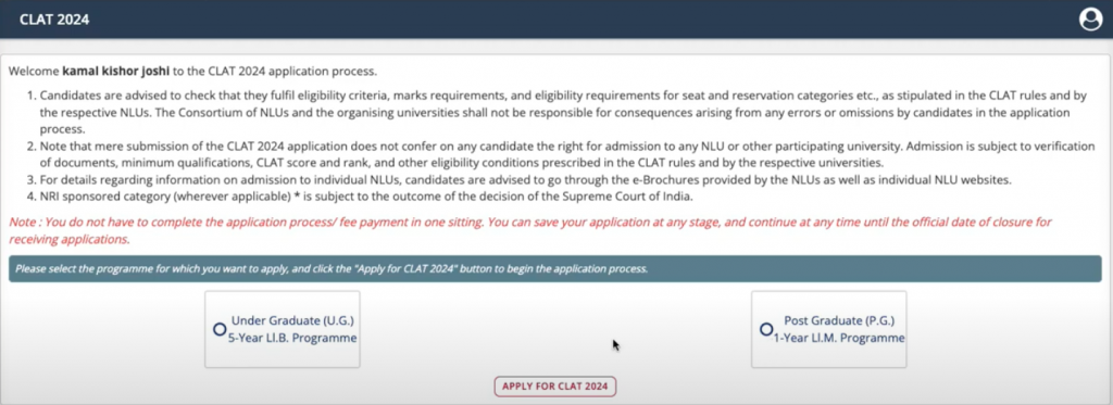 How to Fill CLAT Application Form 2026: Get Step by Step Process