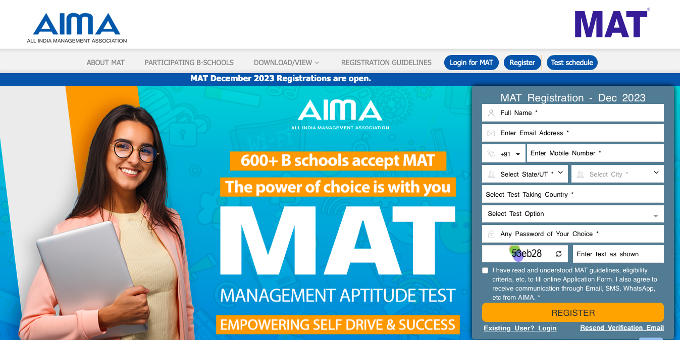 How to Fill MAT 2024 Application Form, Step Wise Filling Process