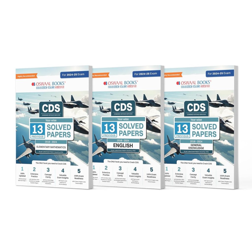 CDS Books 2025: Get Best Subject Wise Preparation Books Here