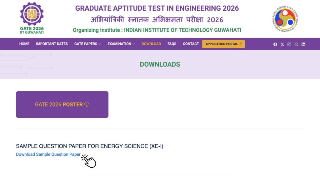 What Is GATE 2026 New XE-I Energy Science Section? Official Sample ...