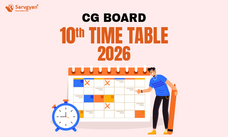CG Board 10th Time Table 2026 (Out): Get CGBSE Date Sheet