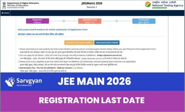 JEE Main 2026 Registration Last Date: Apply Early to Avoid Last Date Rush