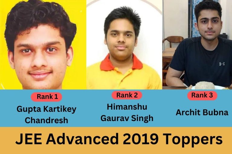JEE Advanced 2023 Toppers List: Rank, Zone wise Toppers list of last ...