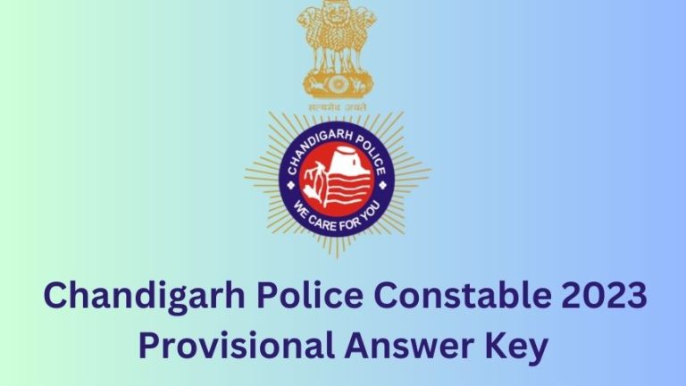Chandigarh Police Constable 2023 Answer Key released, Raise objections till 27th July - SarvGyan ...