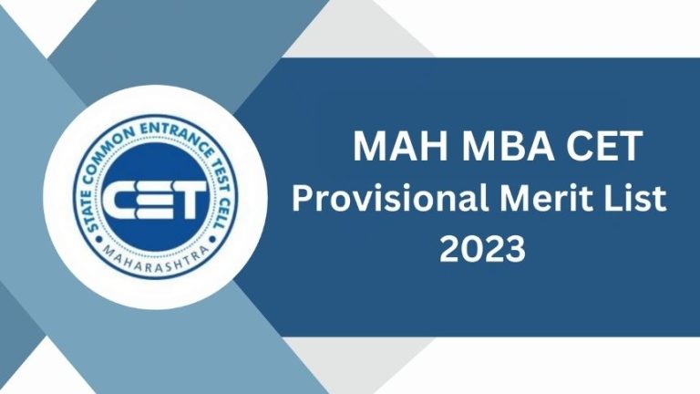 MAH MBA CET 2023 Provisional Merit List released @cetcell.mahacet.org, Here's Direct Link ...
