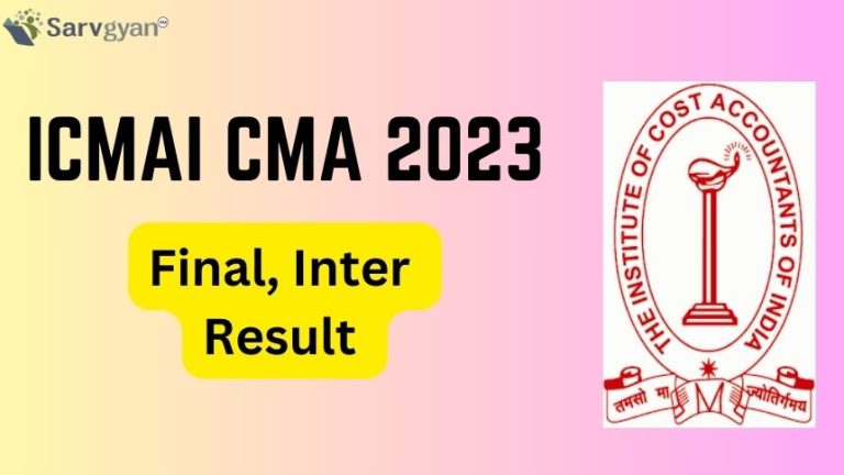 ICMAI CMA Final, Inter Result 2023 Out, Direct Download Link Here ...