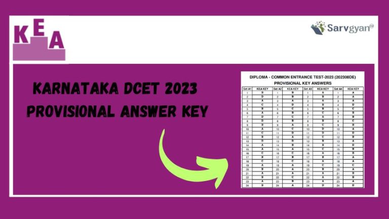 Karnataka DCET 2023 Provisional Answer Key Out, Official PDF Here ...