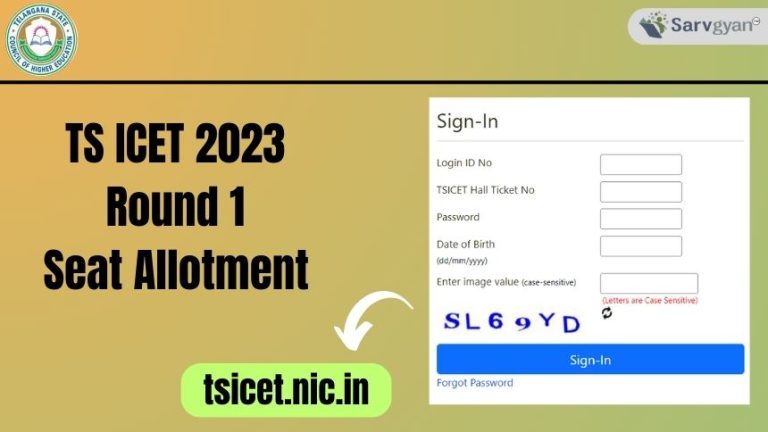 TS ICET 2023 Round 1 Seat Allotment Released, Direct Link Here - SarvGyan News