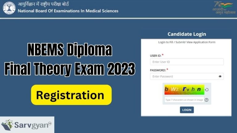 NBEMS Diploma Final Theory Exam 2023 Registration Link Activated ...