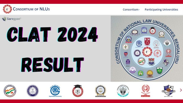 CLAT 2024 Result Out, Download Link Here - SarvGyan News