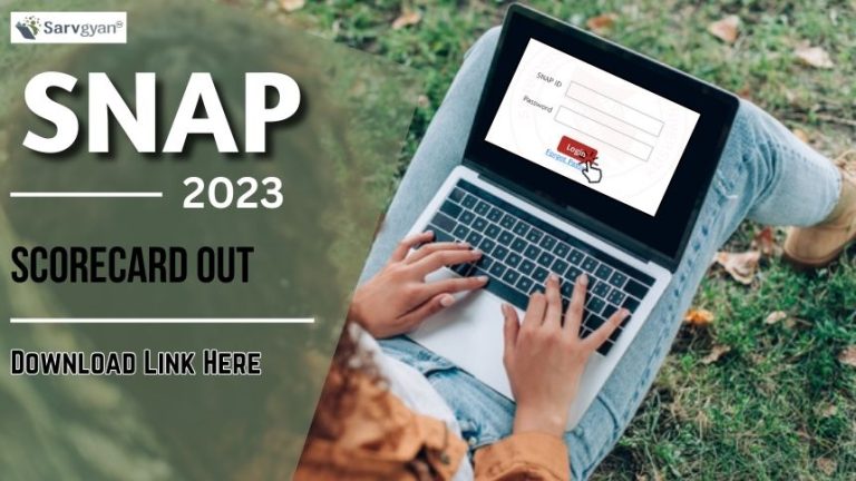 SNAP 2023 Result Out, Direct link To Download Scorecard Here - SarvGyan ...