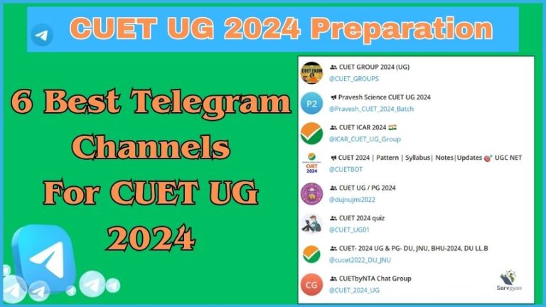 Best Telegram Channel For CUET UG 2024 Preparation, Direct Join Link ...