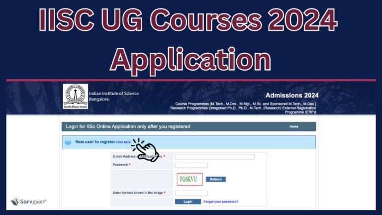 IISC B.Sc (Research) 2024 Application Out, Direct Link To Apply Here - SarvGyan News