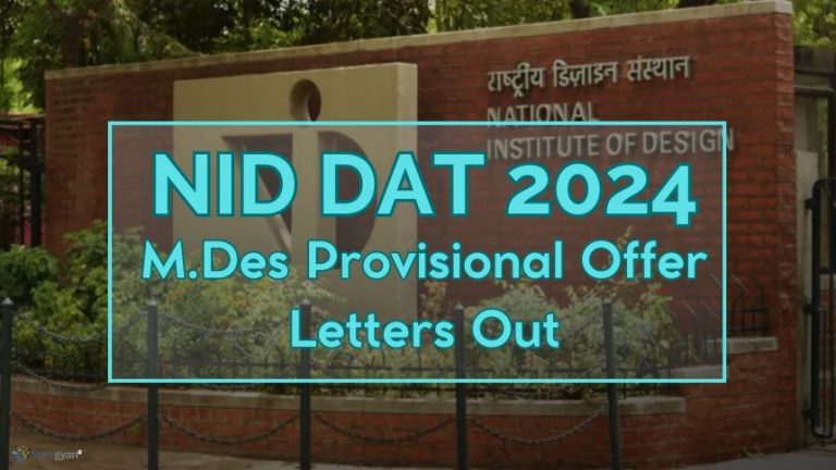 NID DAT 2024 M.Des Provisional Offer Letters Out, Download Link ...