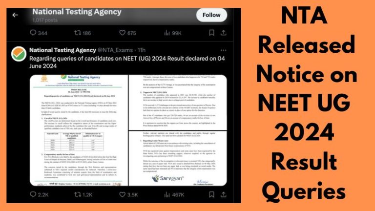 NEET UG 2024 Result: NTA Responds to Candidates Queries, read official ...
