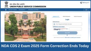 NDA, CDS 2 Exam 2025 Form Correction Window Closes Today
